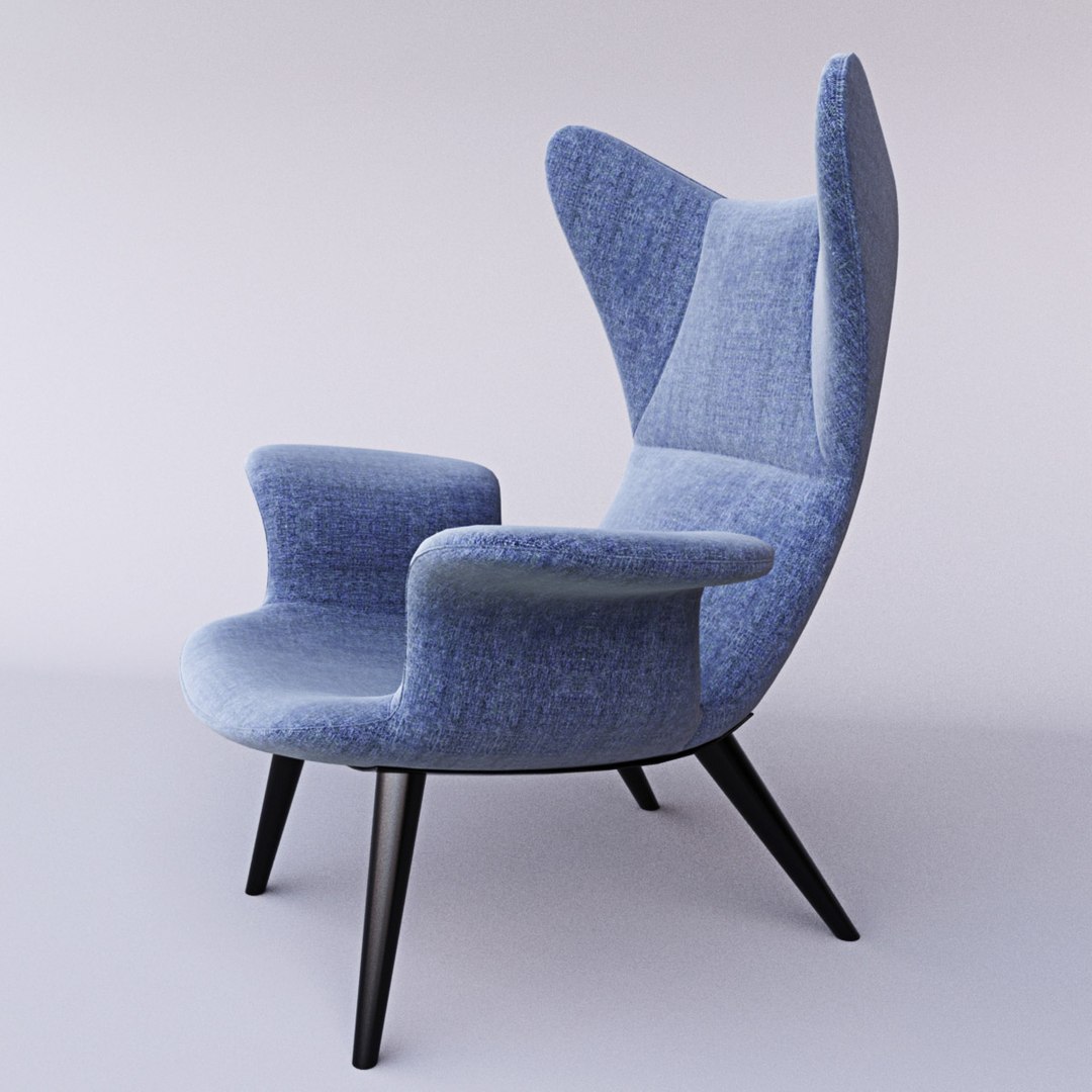 Moroso Longwave Chair 3d X