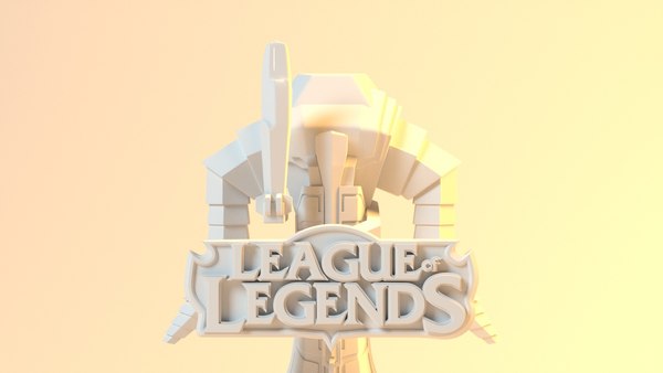 3d model league legends tower