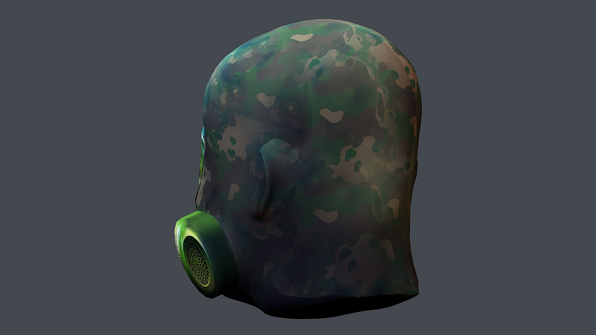 Gas Mask Helmet 3d Model Military Combat Soldier Armor Scifi Fantasy ...