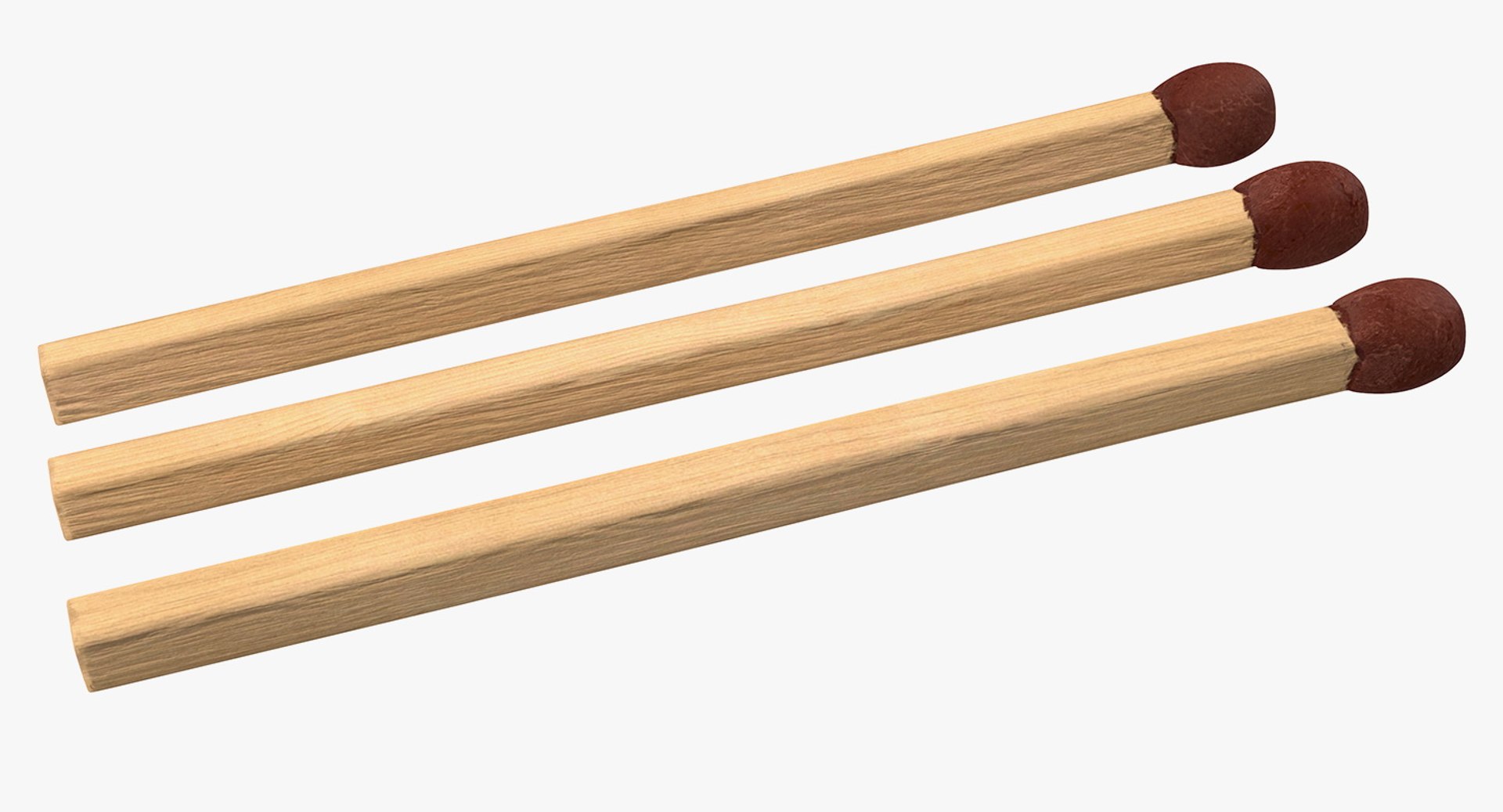 Matchsticks cardboard matchbox stick 3D model - TurboSquid 1384180