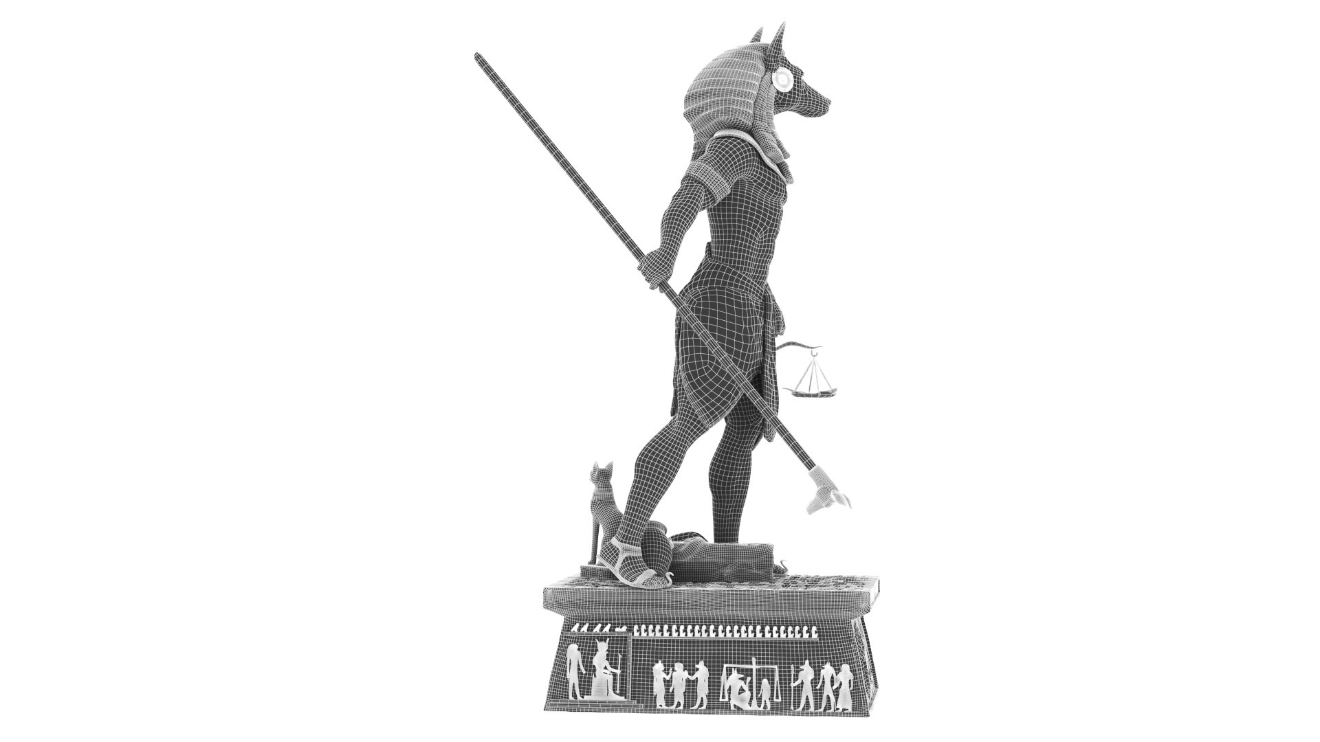 Anubis Statue 3D - TurboSquid 2273865