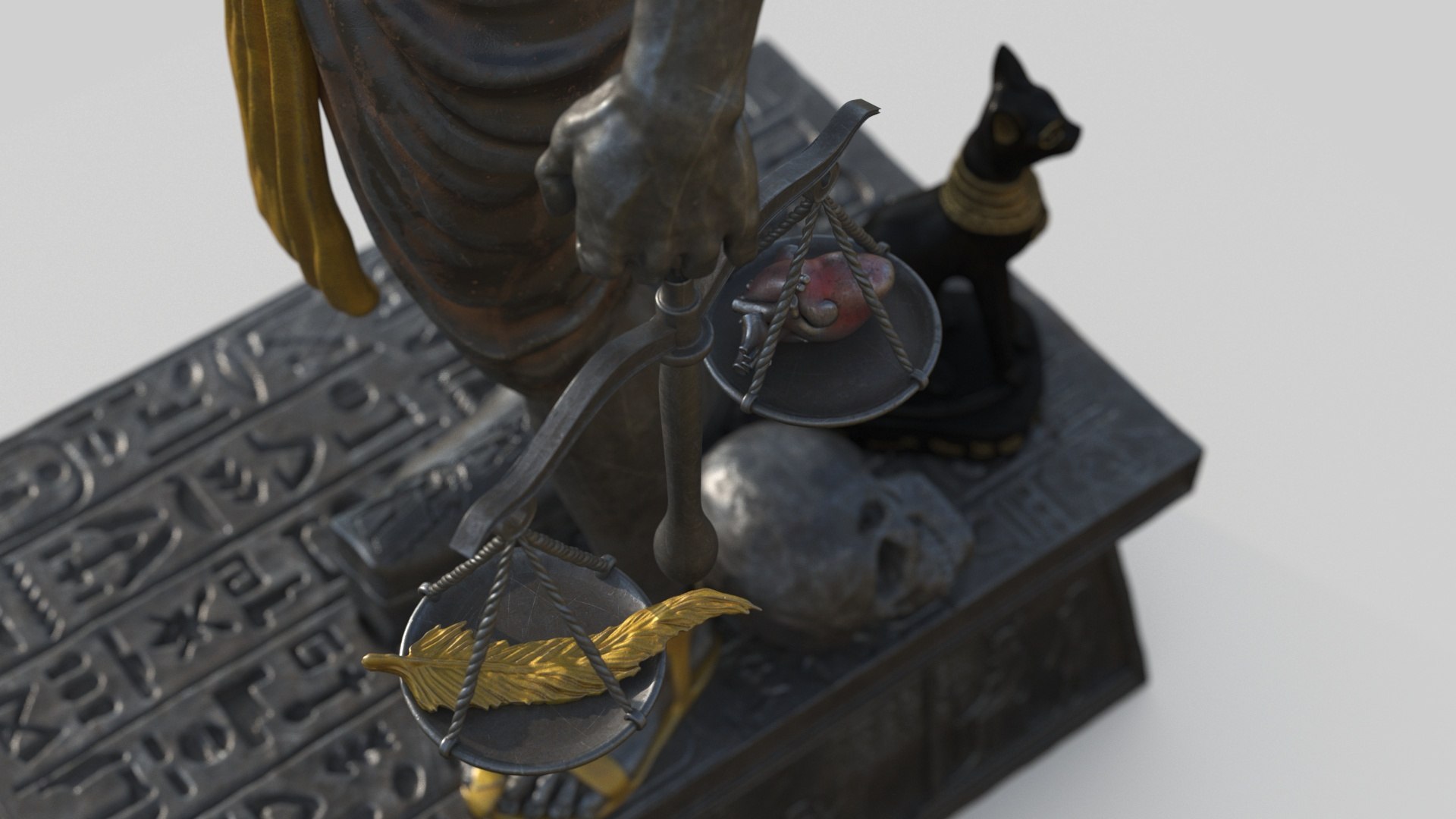 Anubis Statue 3D - TurboSquid 2273865