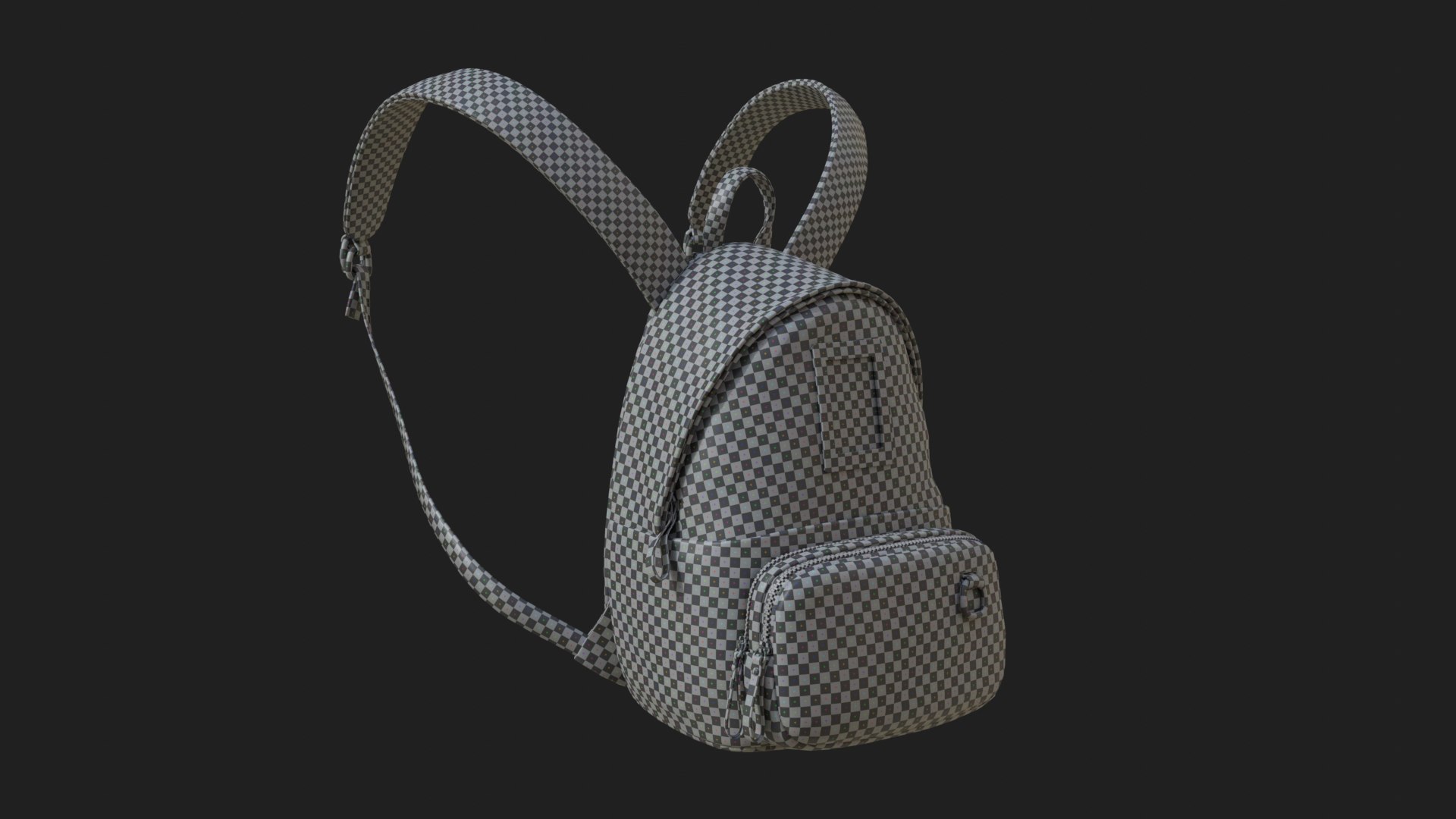 3D Backpack Leather Realistic Model - TurboSquid 1487885