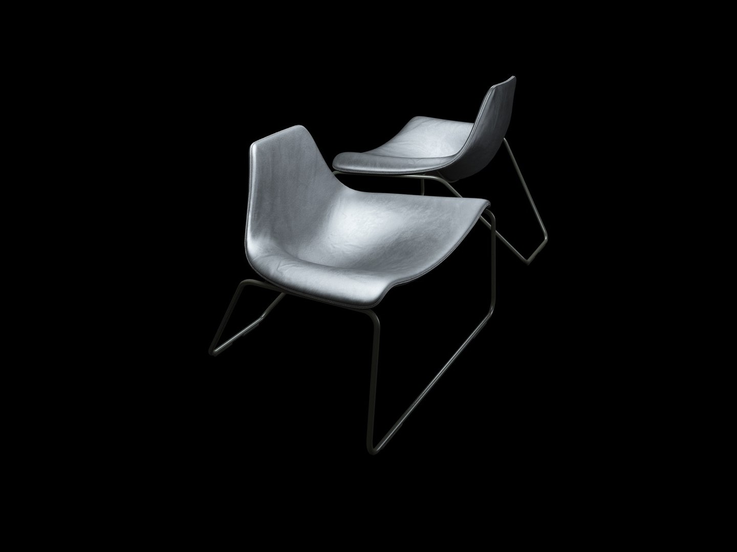 3ds Max Glide-armchair