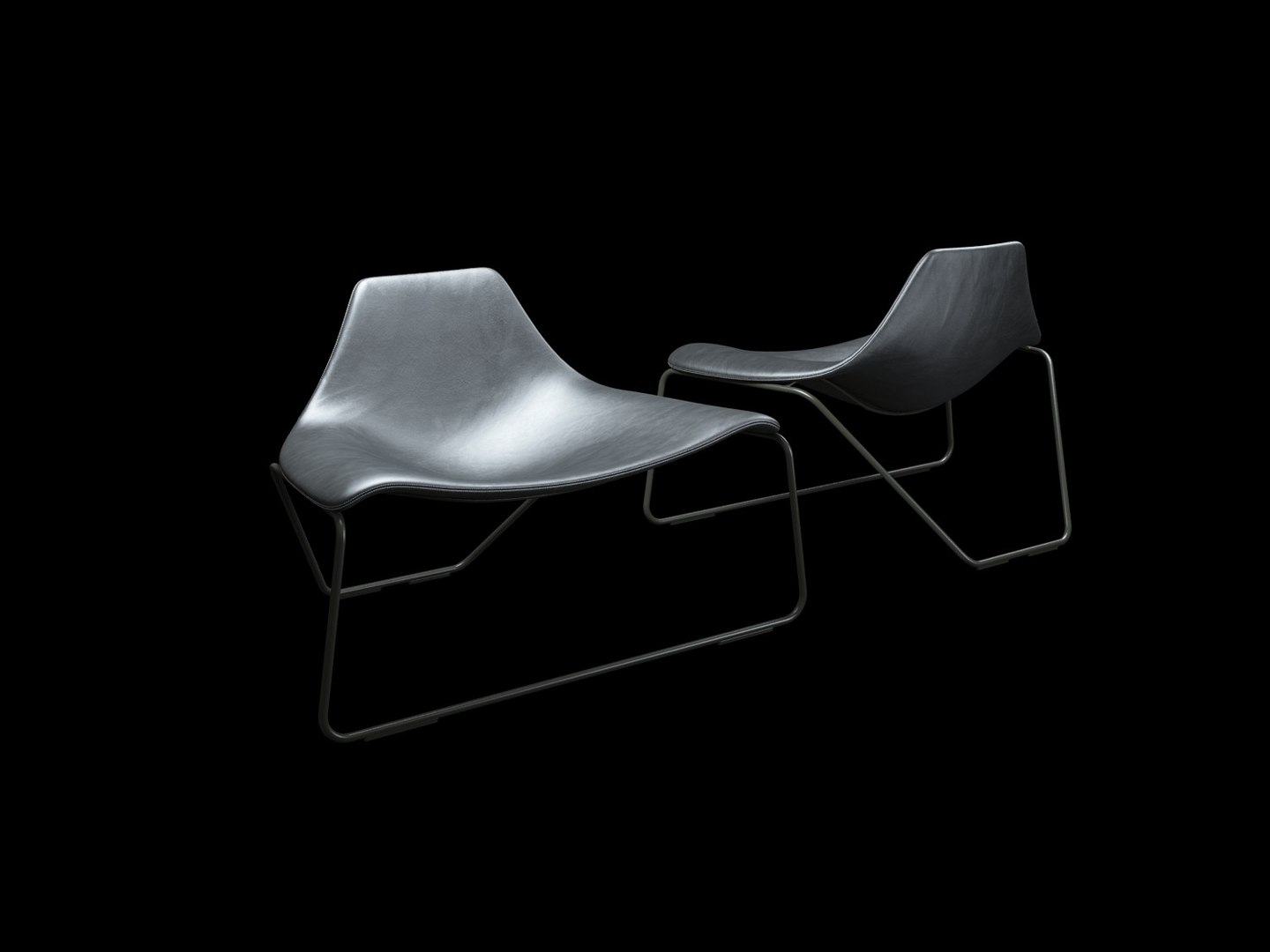 3ds Max Glide-armchair