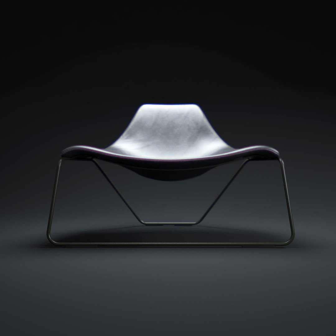 3ds Max Glide-armchair