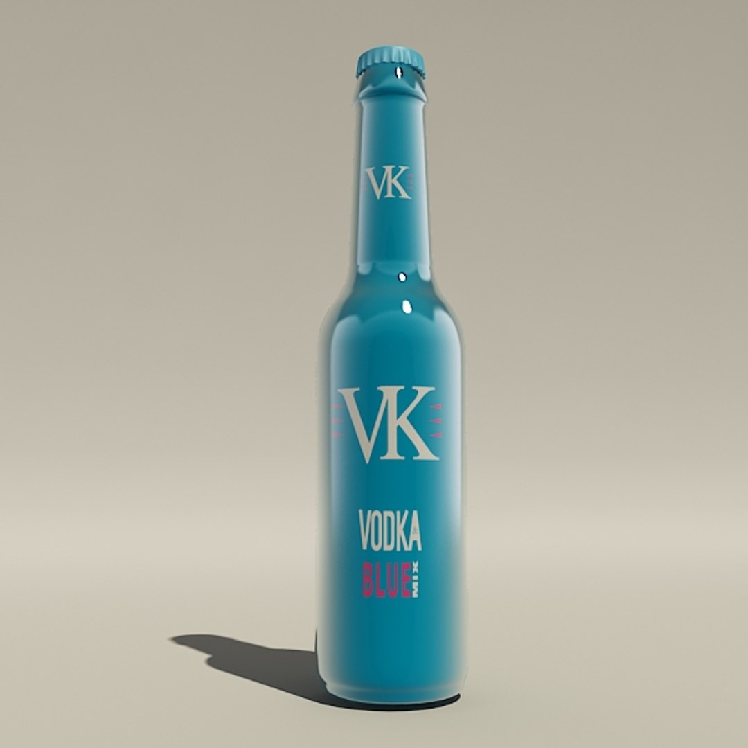3d Max Bottle Vk Blue