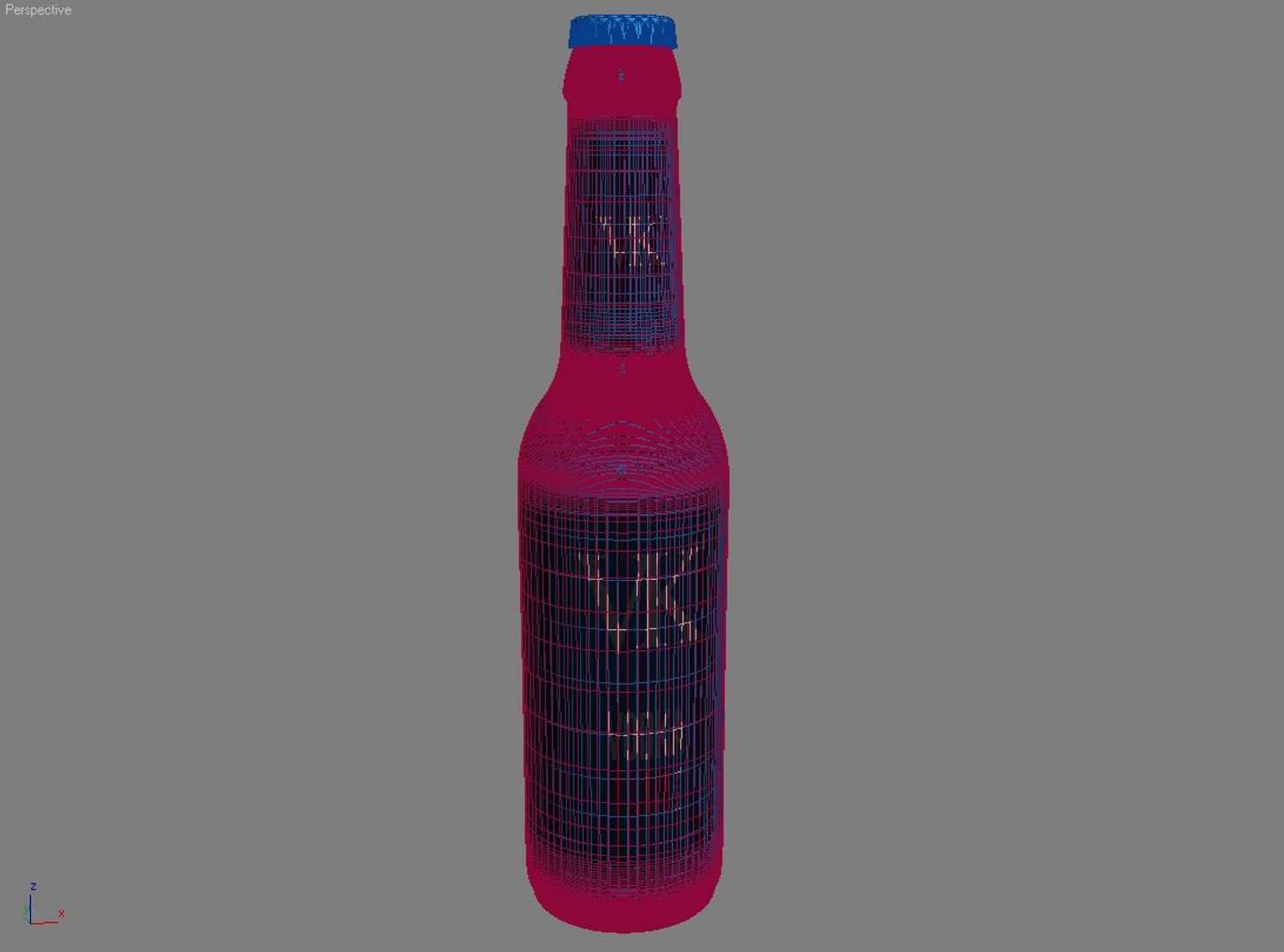 3d Max Bottle Vk Blue