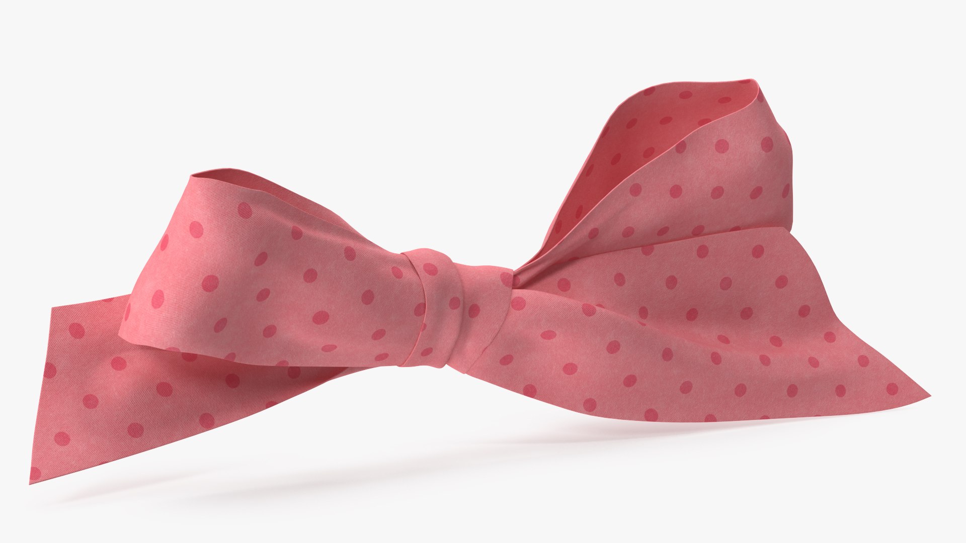 3D Model Pink Bow V 7 - TurboSquid 1654861