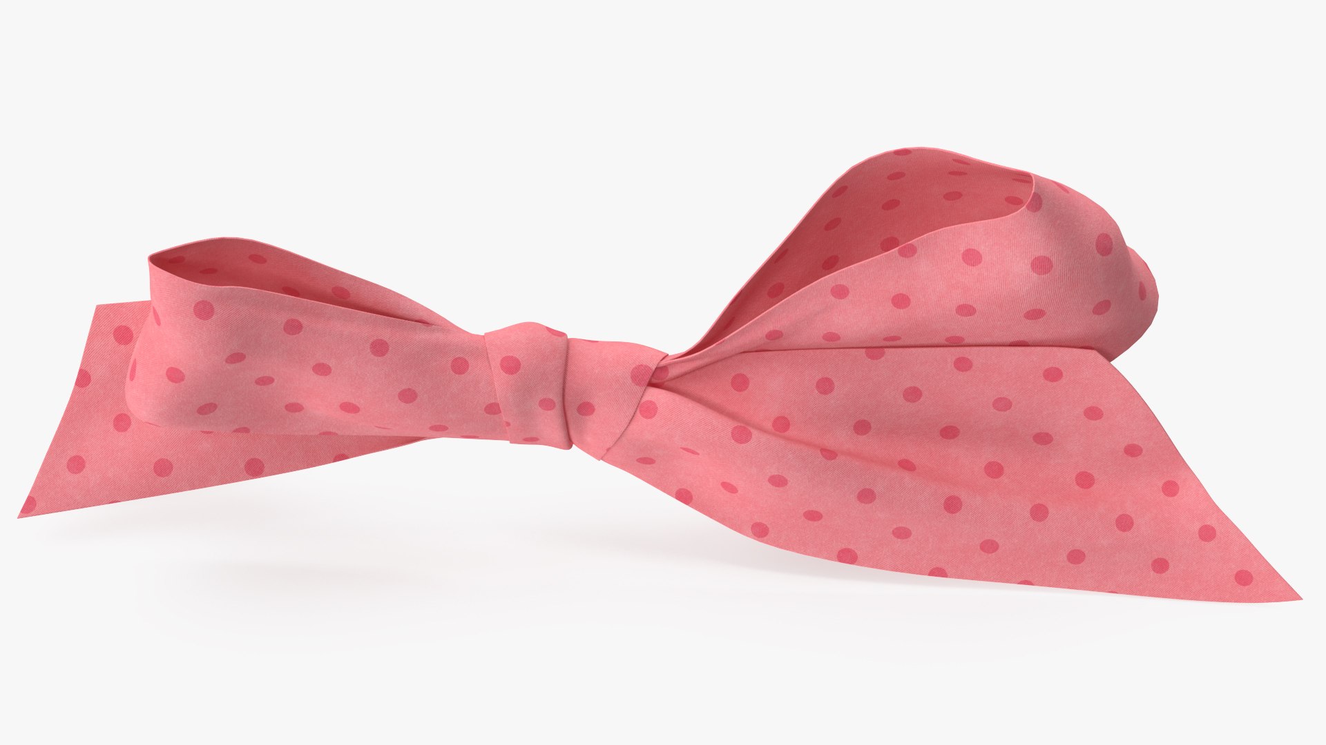 3D Model Pink Bow V 7 - TurboSquid 1654861