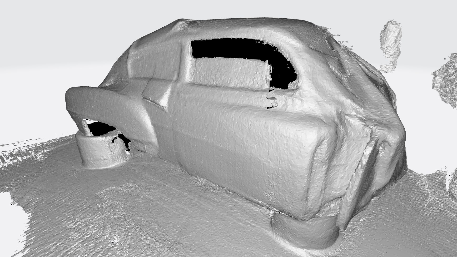 3D Wrecked Car Over Barrels - TurboSquid 1970364