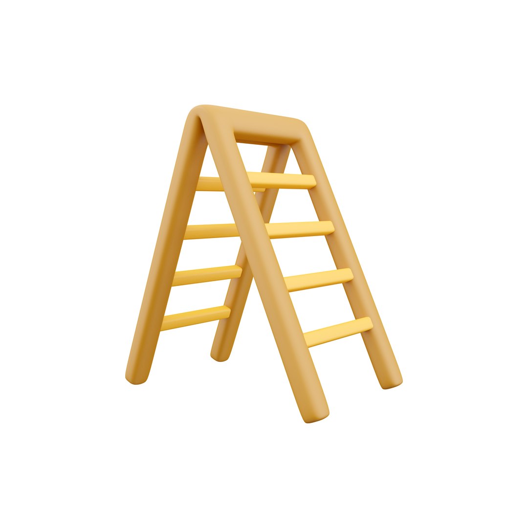 Ladder Icon 3D Model - TurboSquid 2066361