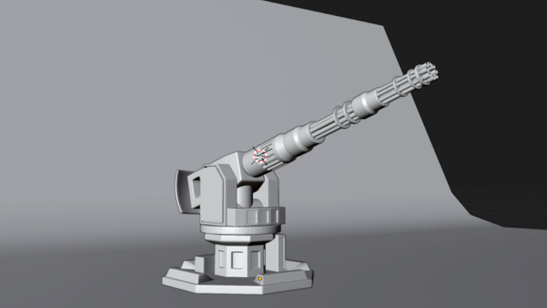 Battle Gun Turret 3D Model - TurboSquid 2248641