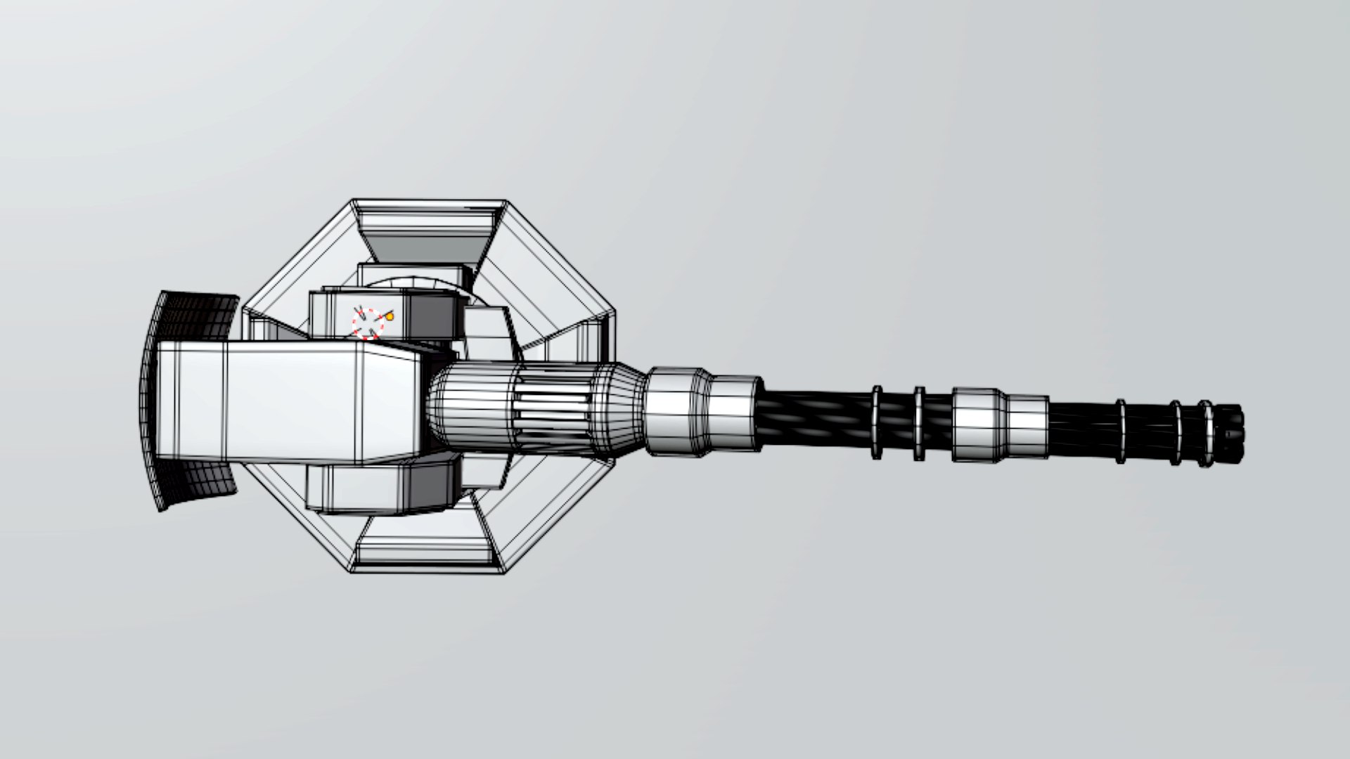 Battle Gun Turret 3D Model - TurboSquid 2248641