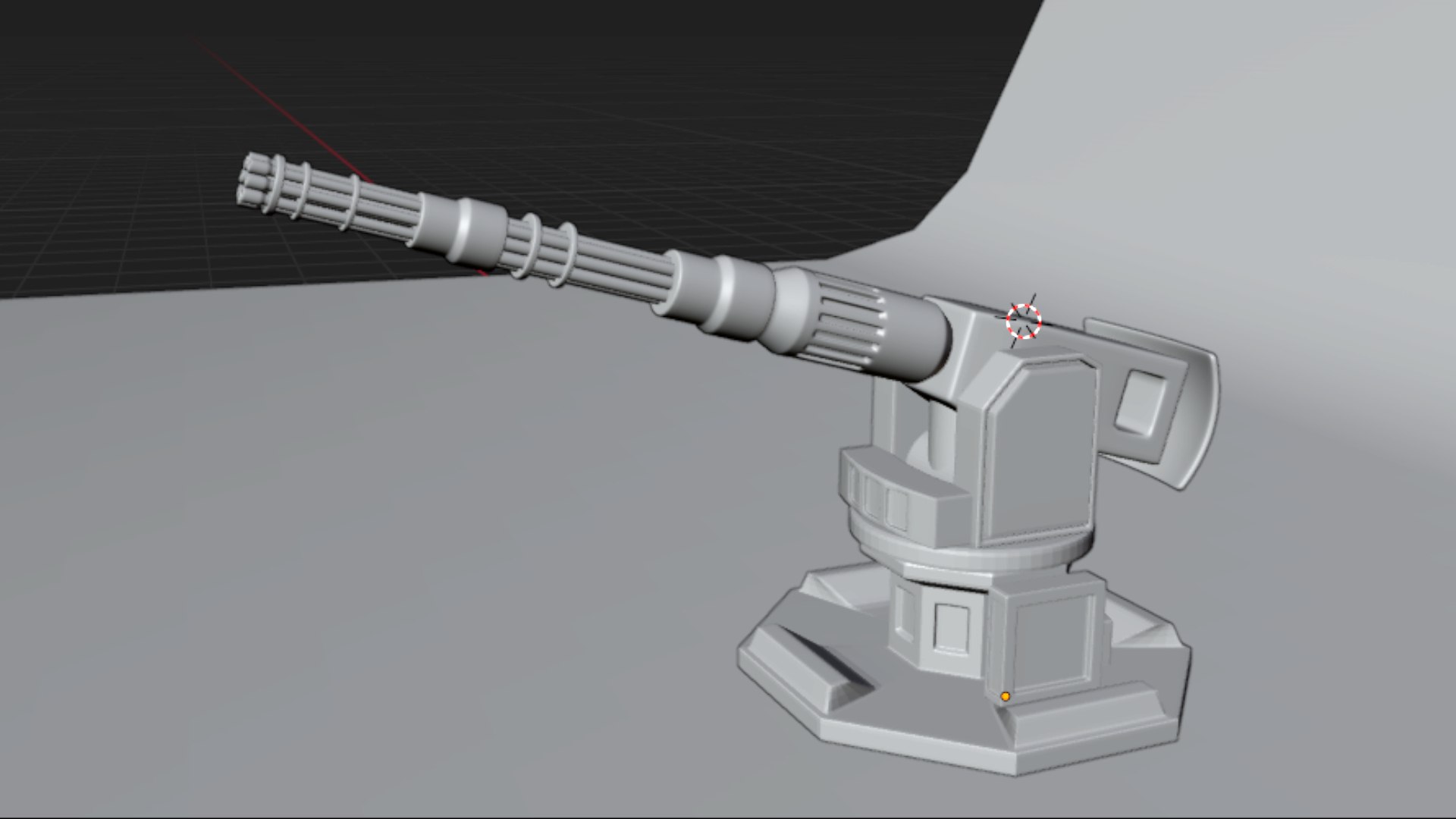 Battle Gun Turret 3D Model - TurboSquid 2248641