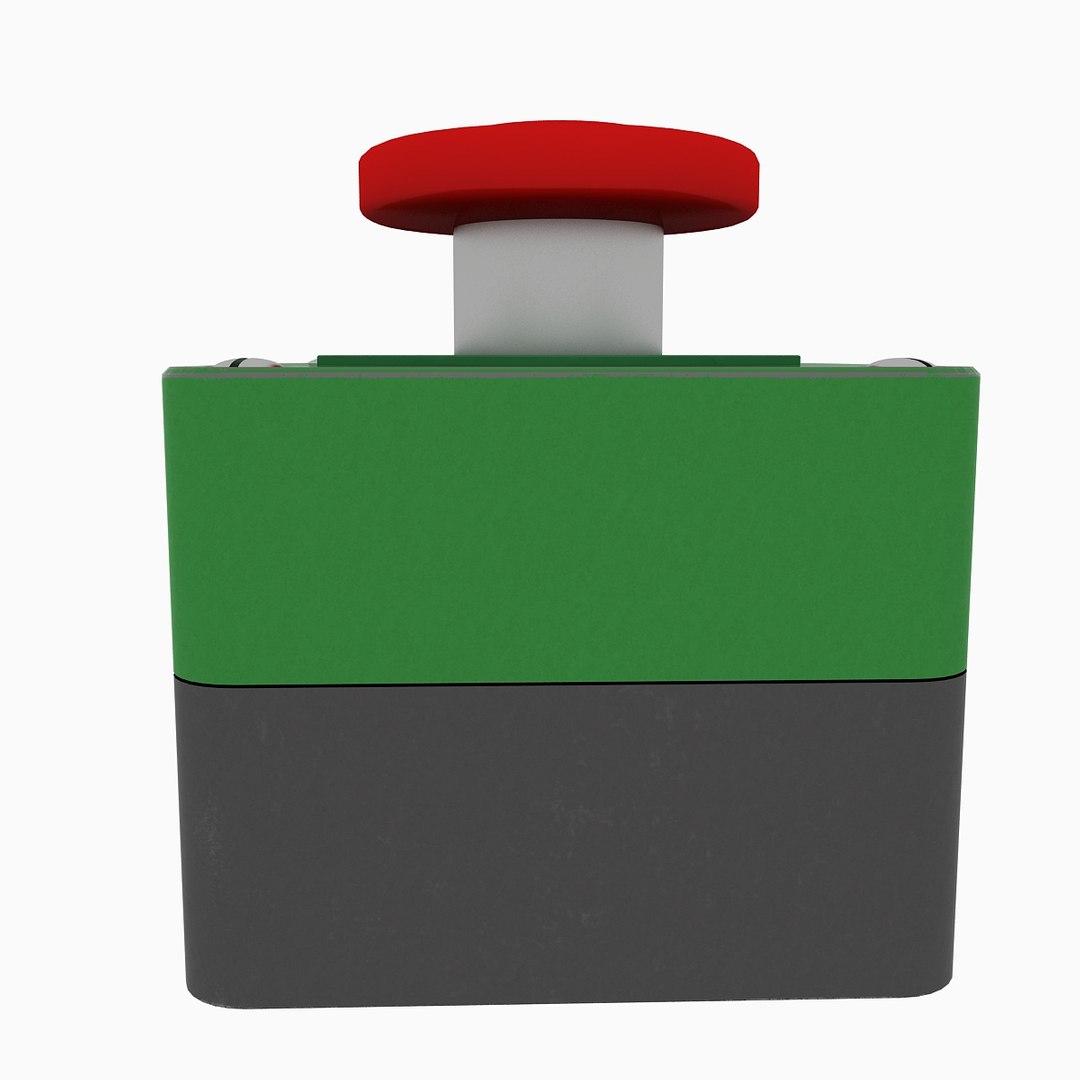 Emergency Push Button 3D - TurboSquid 1515782