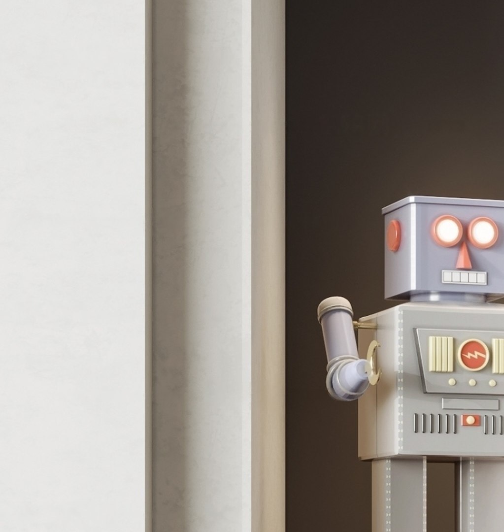 3D Modern Robot Decorative Decoration Model - TurboSquid 2057866