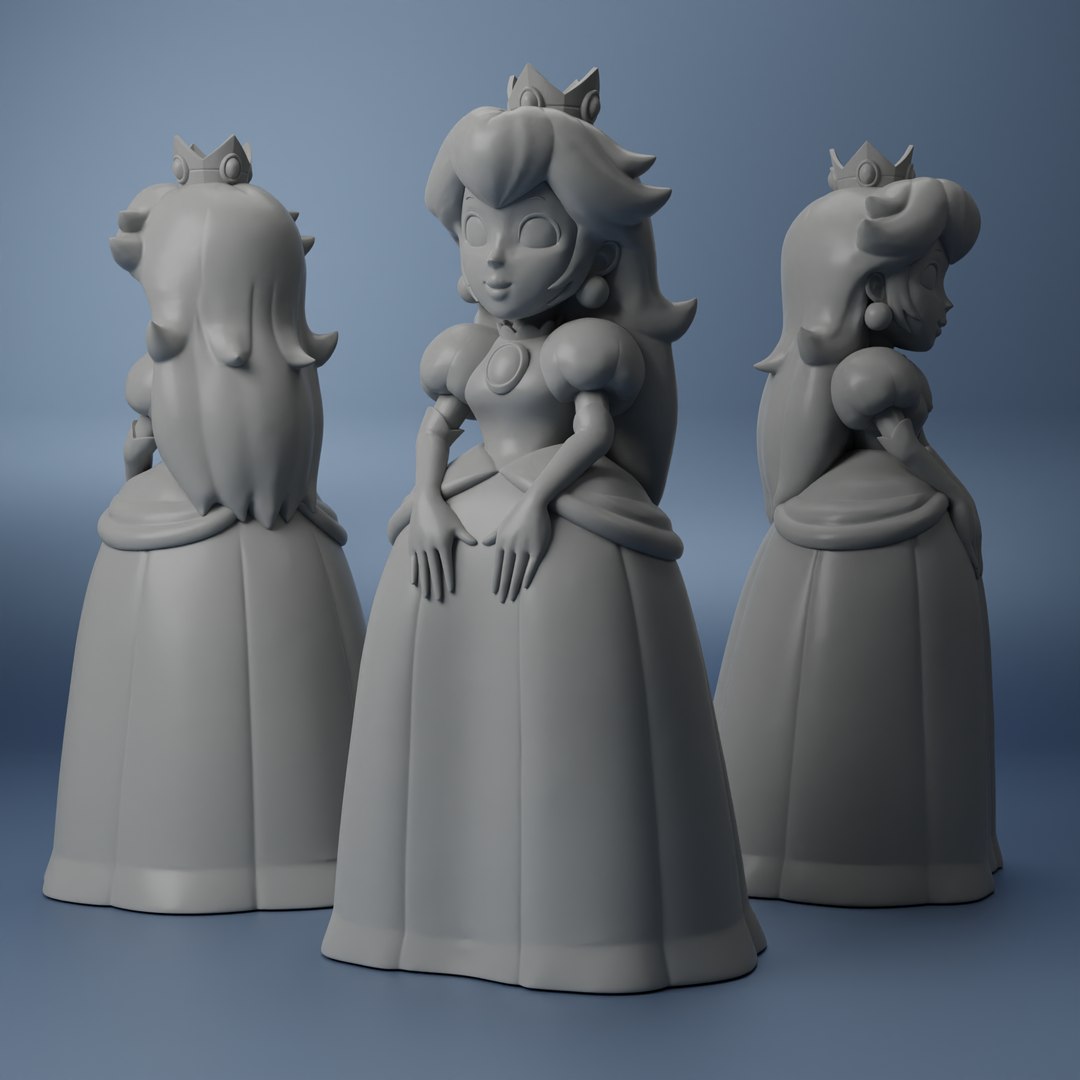 3D Princess Peach - TurboSquid 2106302