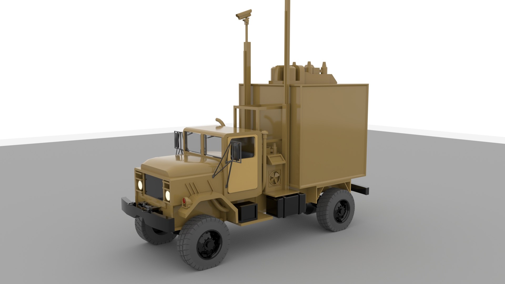 3D Military Radar Truck 3D Model Model - TurboSquid 1880592