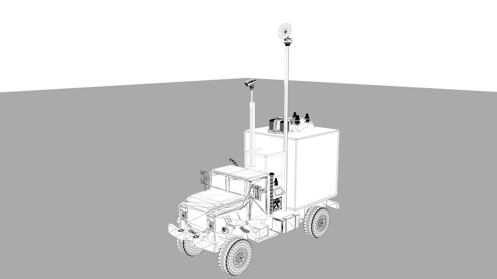 3D Military Radar Truck 3D Model Model - TurboSquid 1880592
