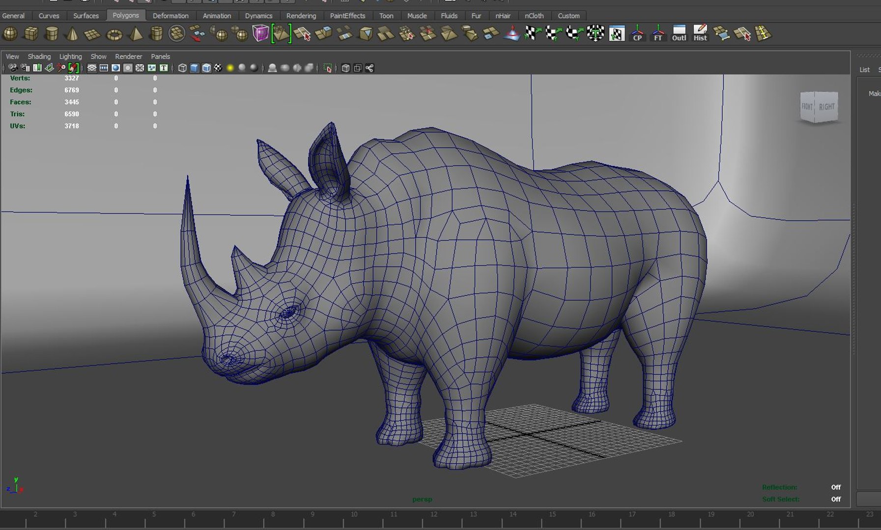 3D Realistic Rhino - TurboSquid 1264135
