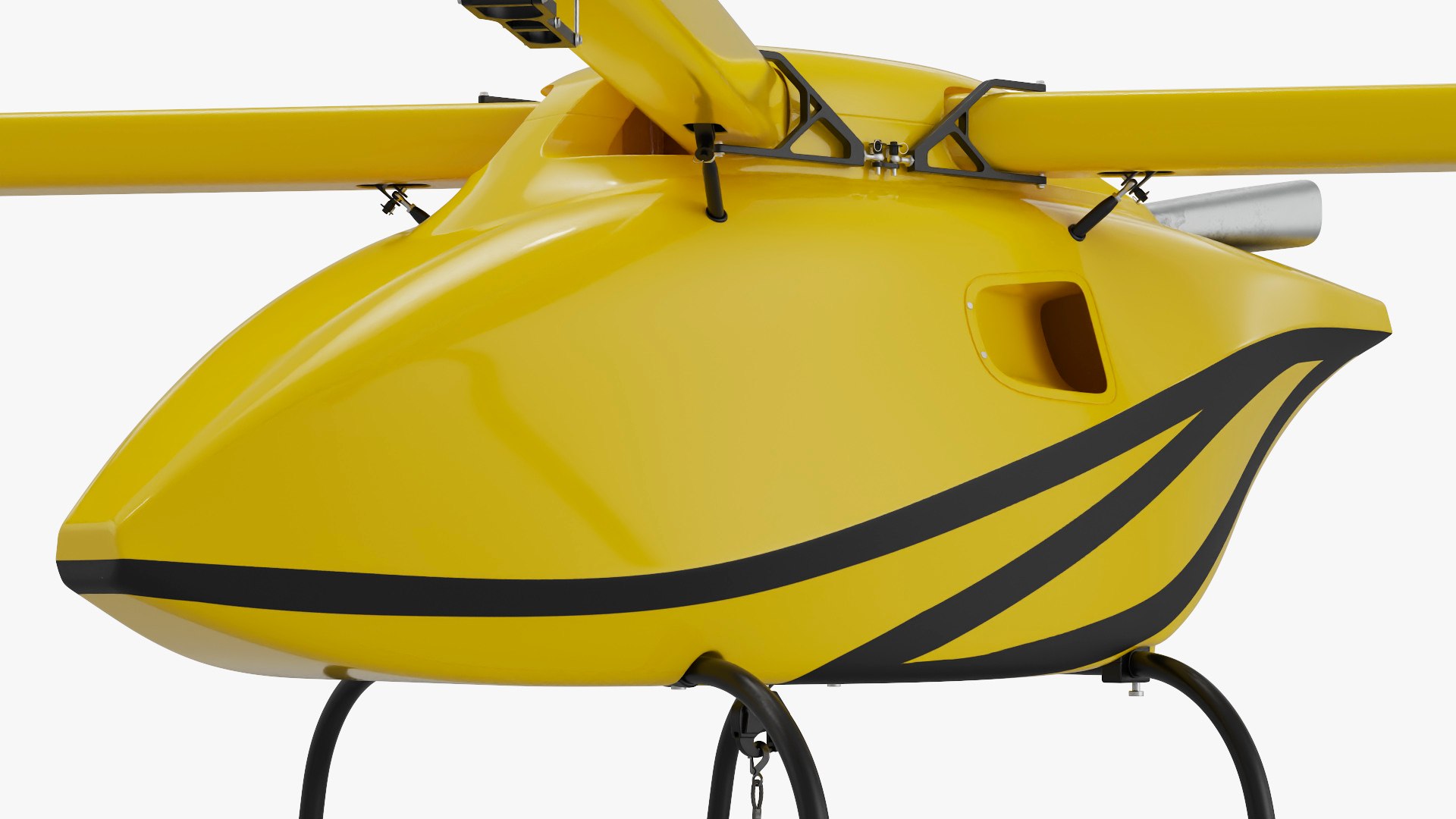 3D Aerial Cargo Delivery Drone With Suspended Load - TurboSquid 2393355