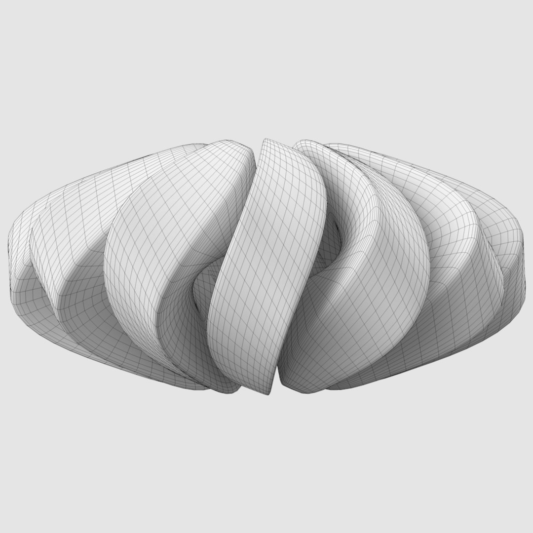 3D abstract torus model - TurboSquid 1751671