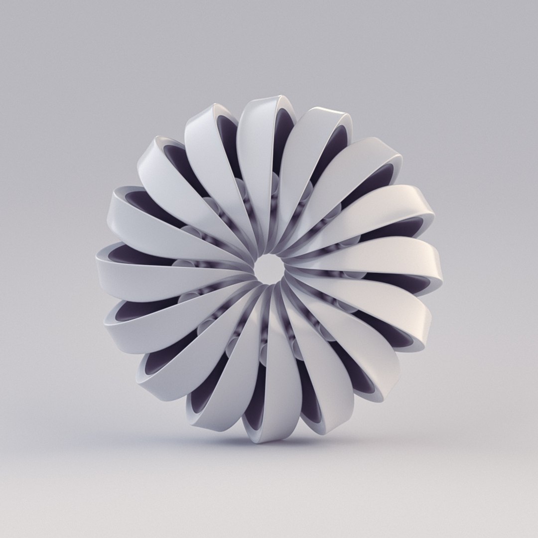 3D Abstract Torus Model - TurboSquid 1751671