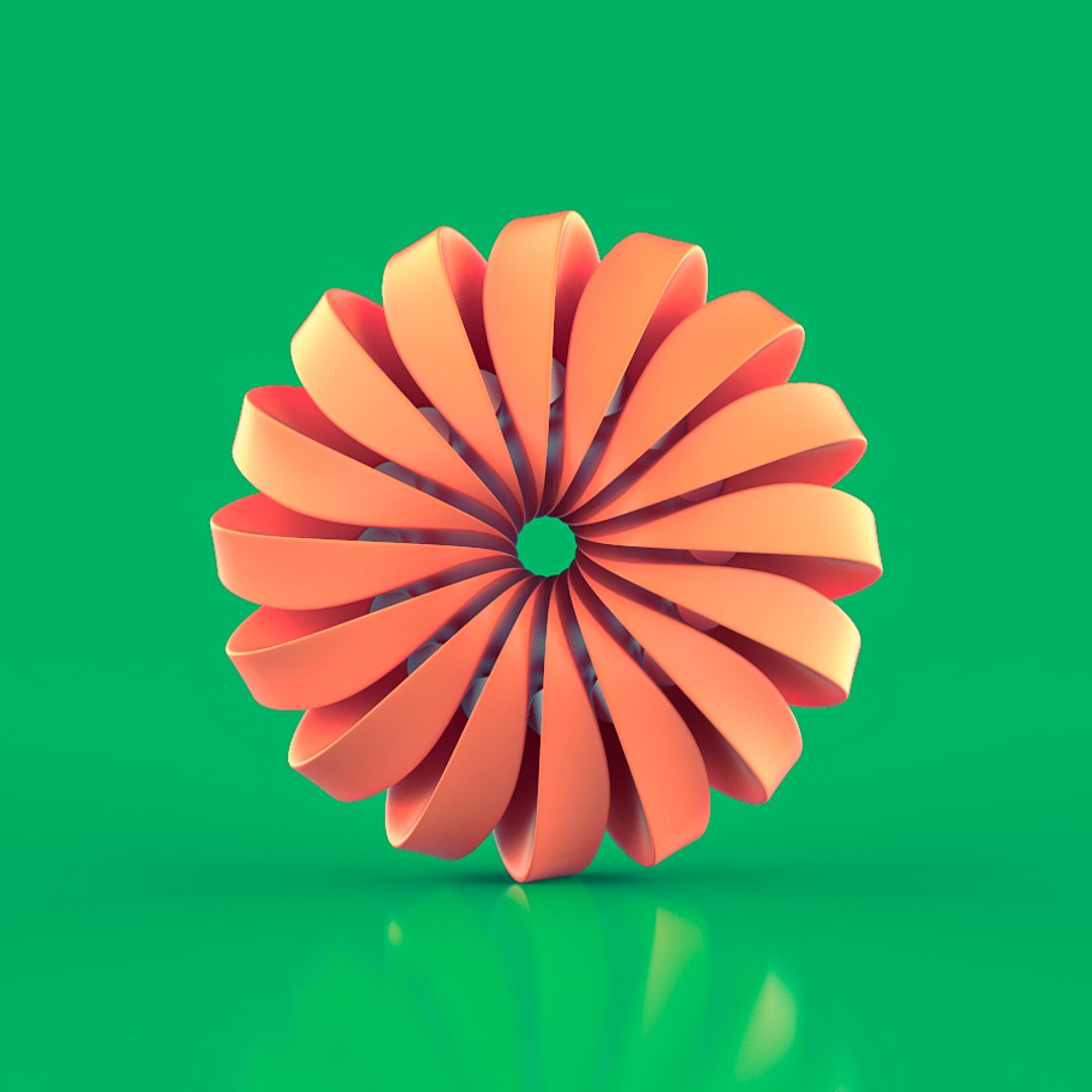 3D abstract torus model - TurboSquid 1751671