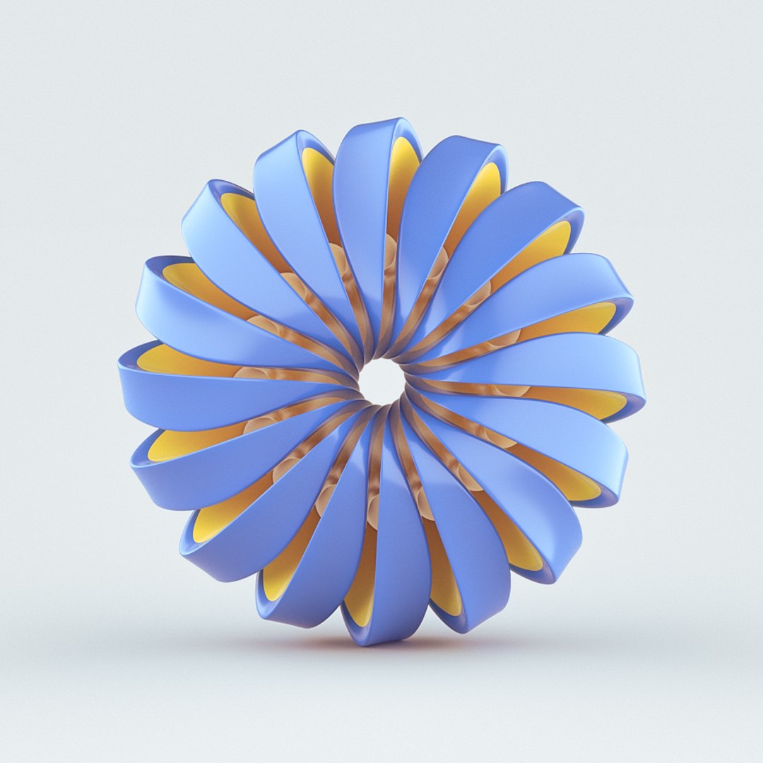 3D abstract torus model - TurboSquid 1751671