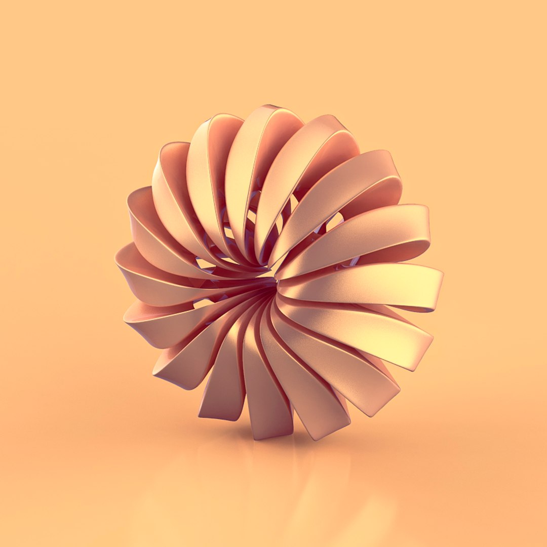 3D Abstract Torus Model - TurboSquid 1751671