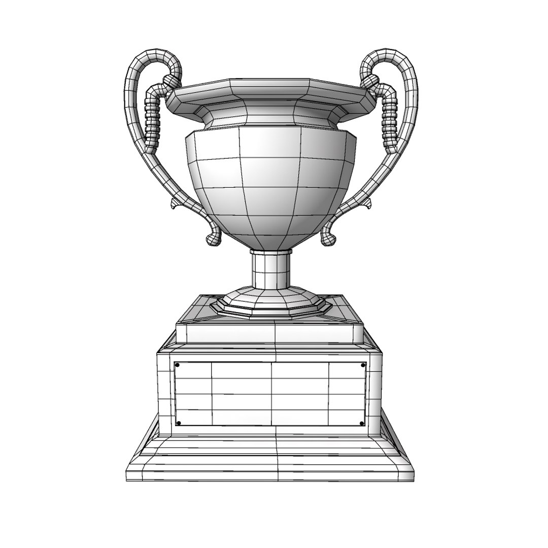 3d awards trophies model