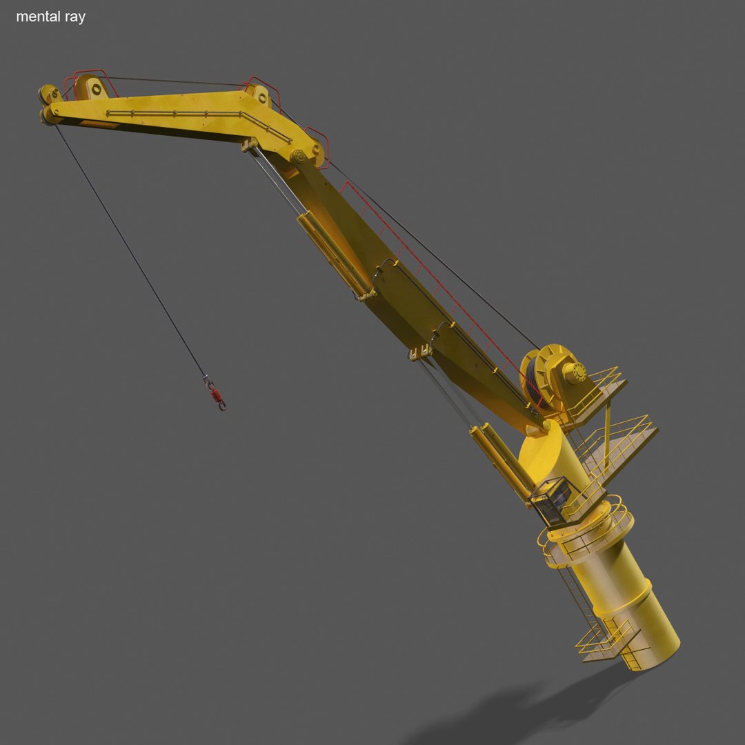 knuckleboom crane rigged max