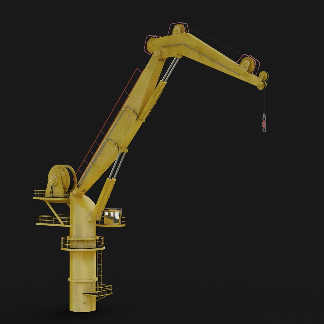 knuckleboom crane rigged max
