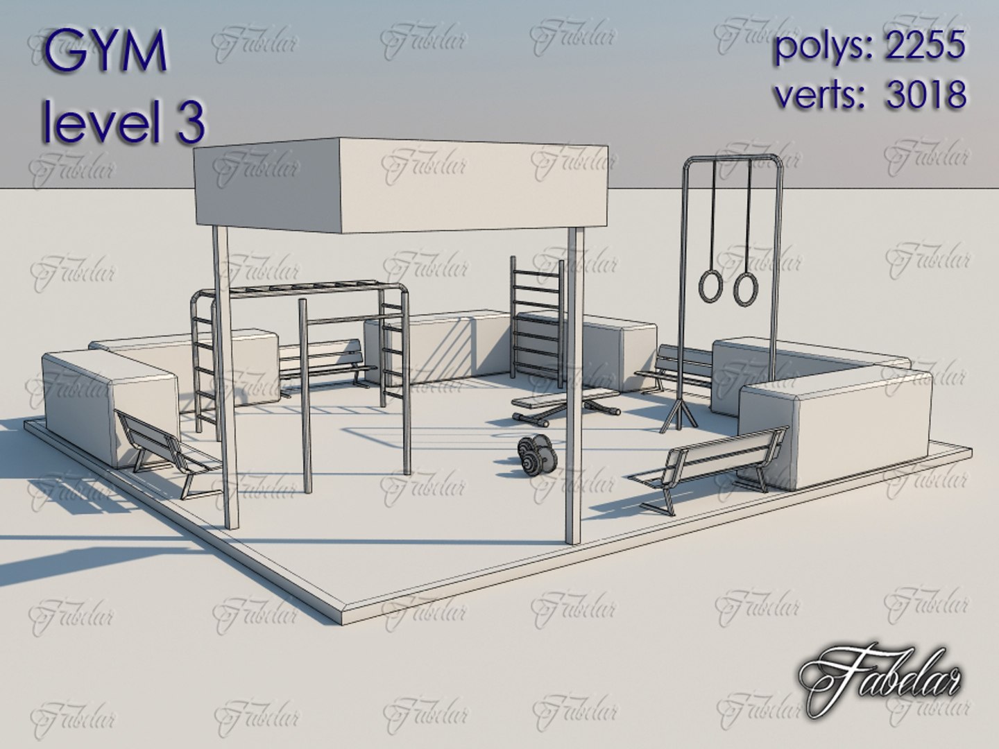 3d Model Gym Level 3