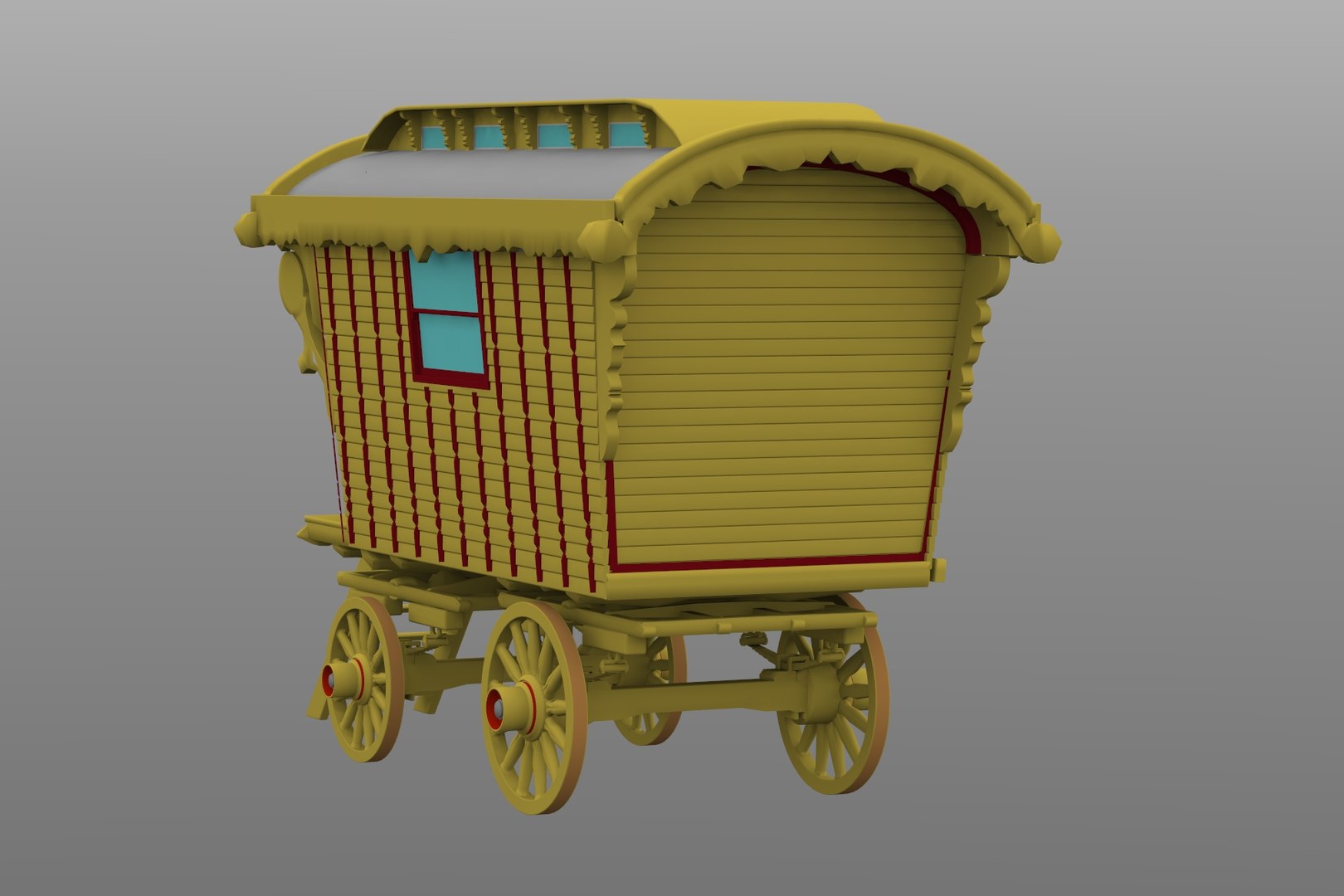 Gypsy Caravan 3d Dxf