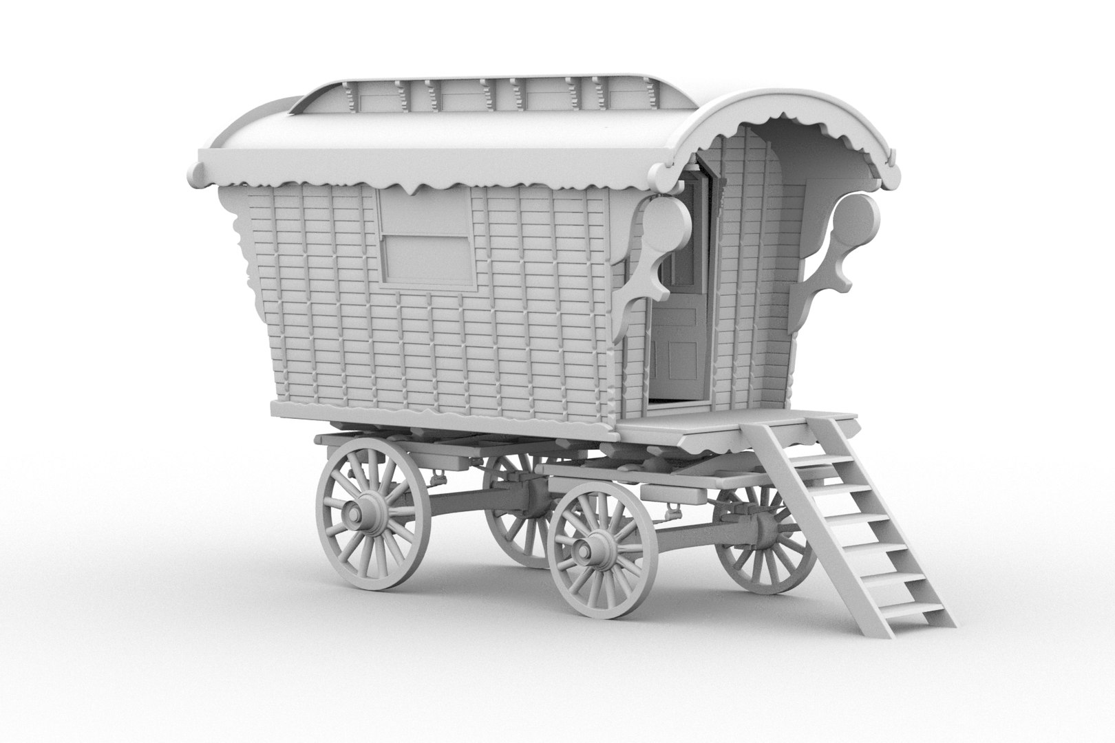 Gypsy Caravan 3d Dxf