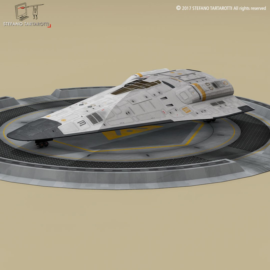 3D Sci-fi Shuttle - TurboSquid 1195497