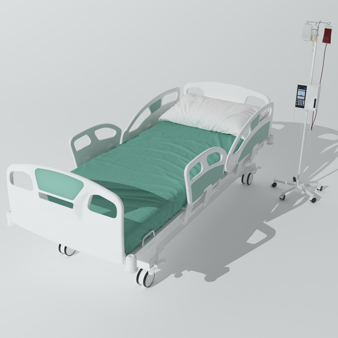 3D Intensive Care Bed 3 - TurboSquid 2056342