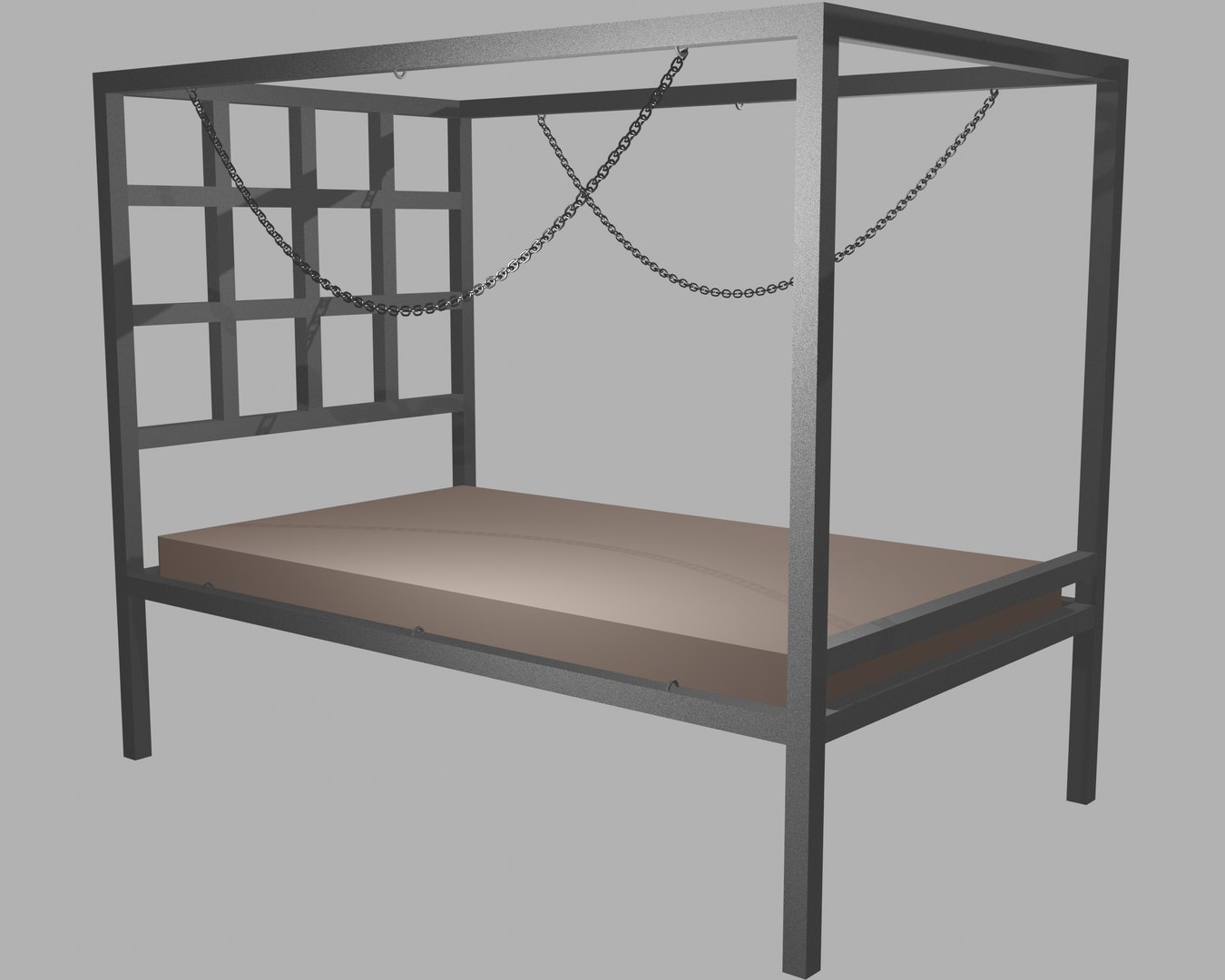 Bdsm Bed-Cage 3D Model - TurboSquid 2103424