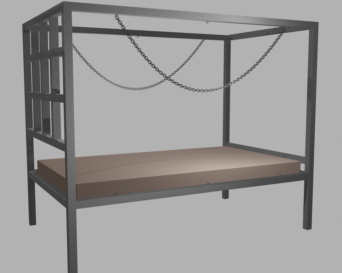 Bdsm Bed-Cage 3D Model - TurboSquid 2103424