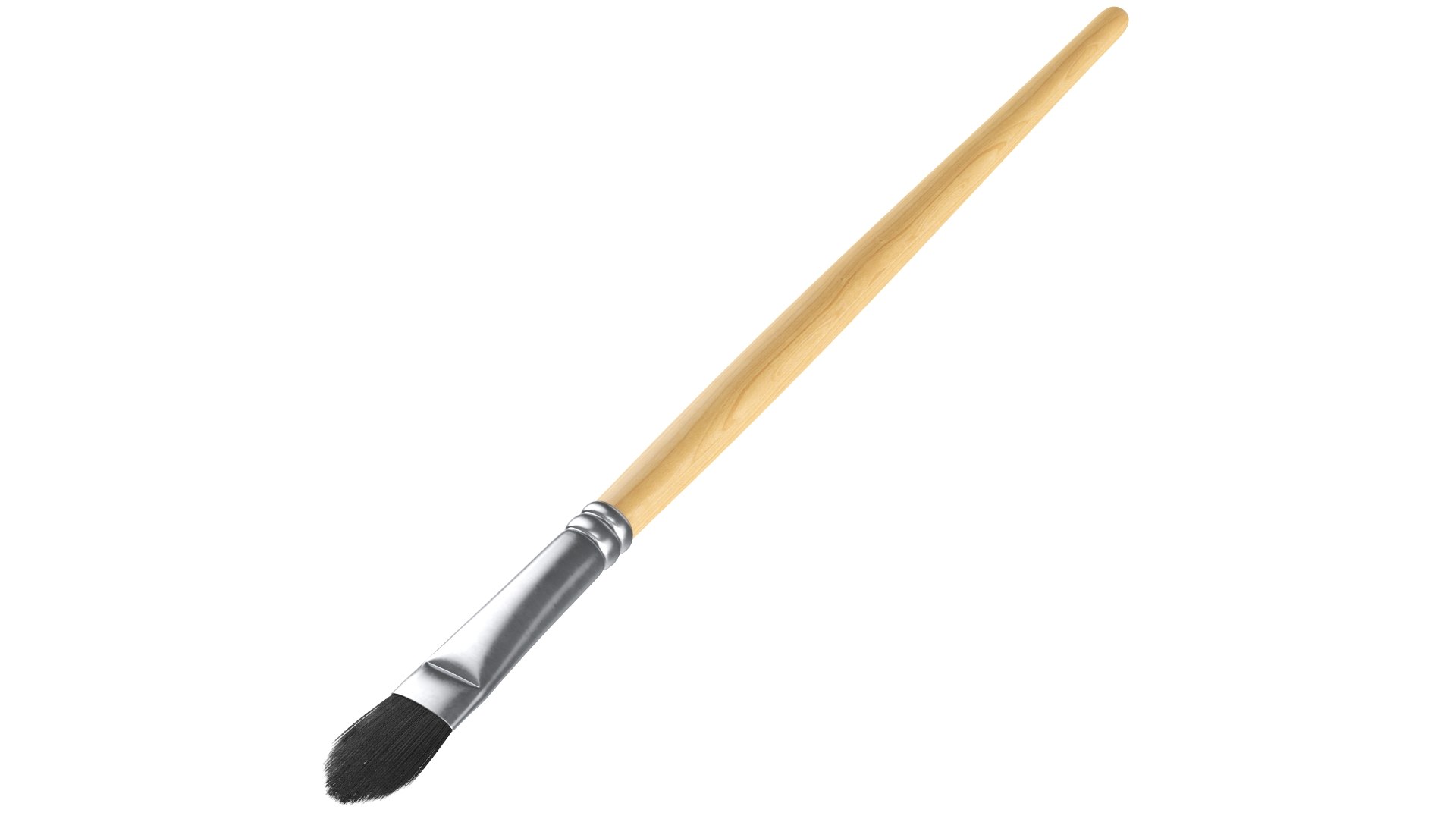 Filbert Paint Brush 3D - TurboSquid 1935604