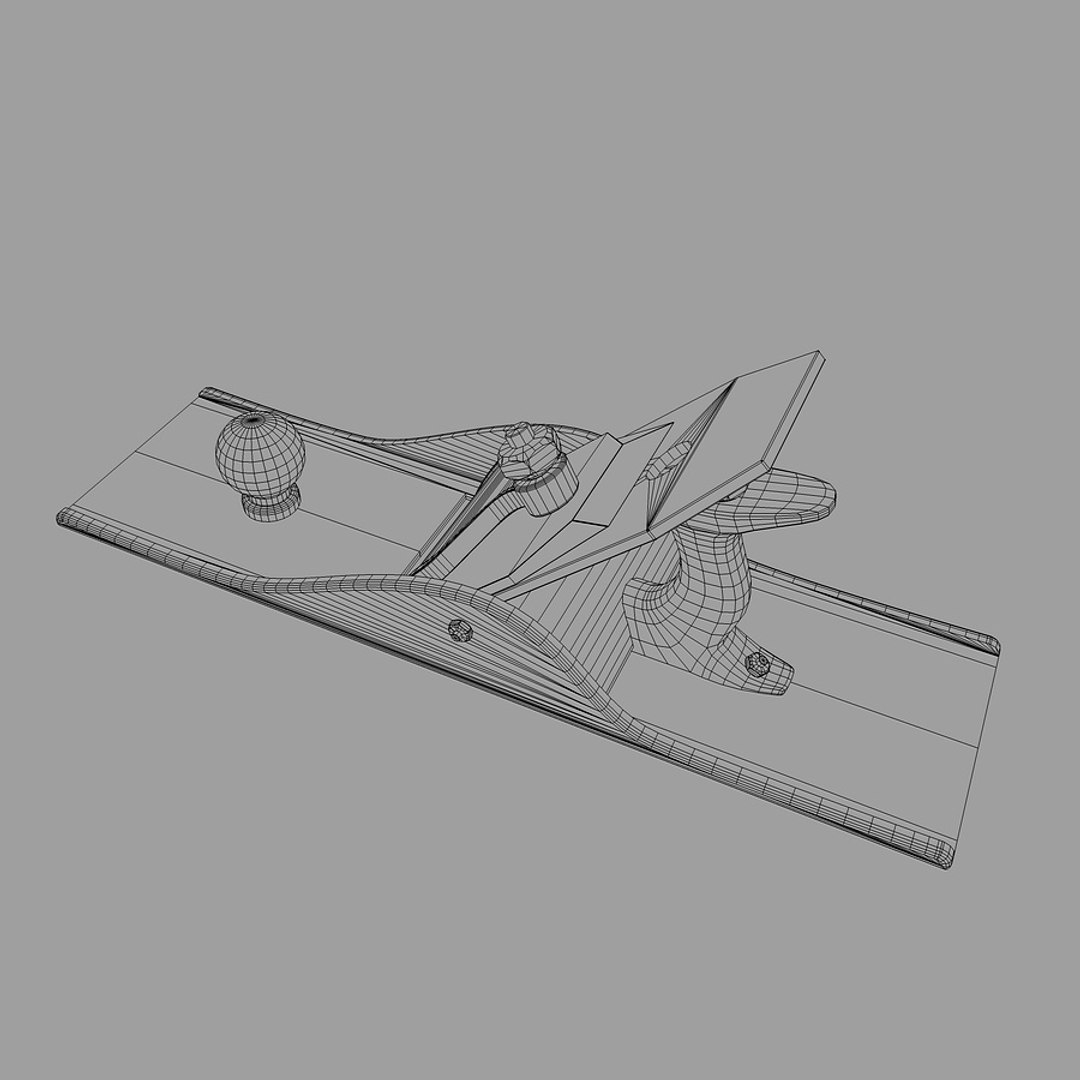 Hand Plane 3d Model