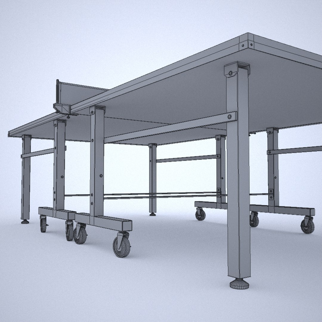 3ds Max Ping Pong Table