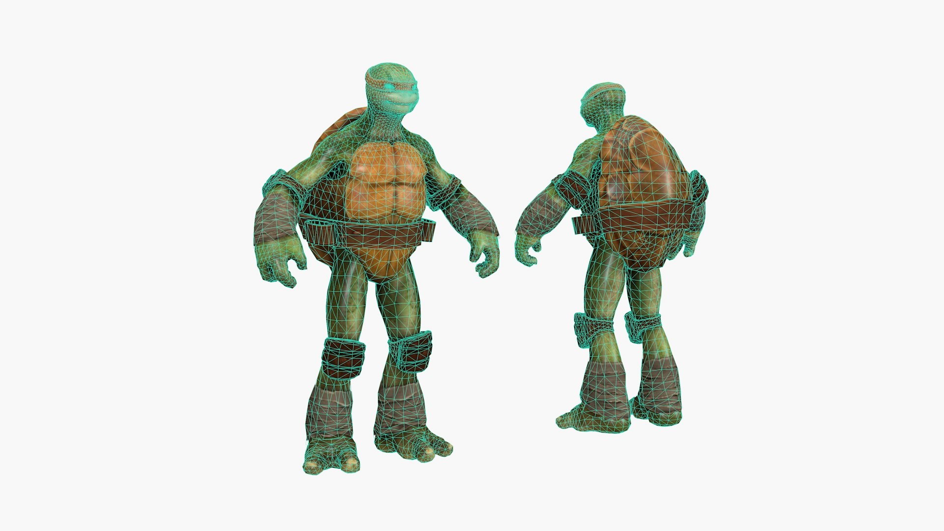 3D TMNT Michelangelo - TurboSquid 2346347