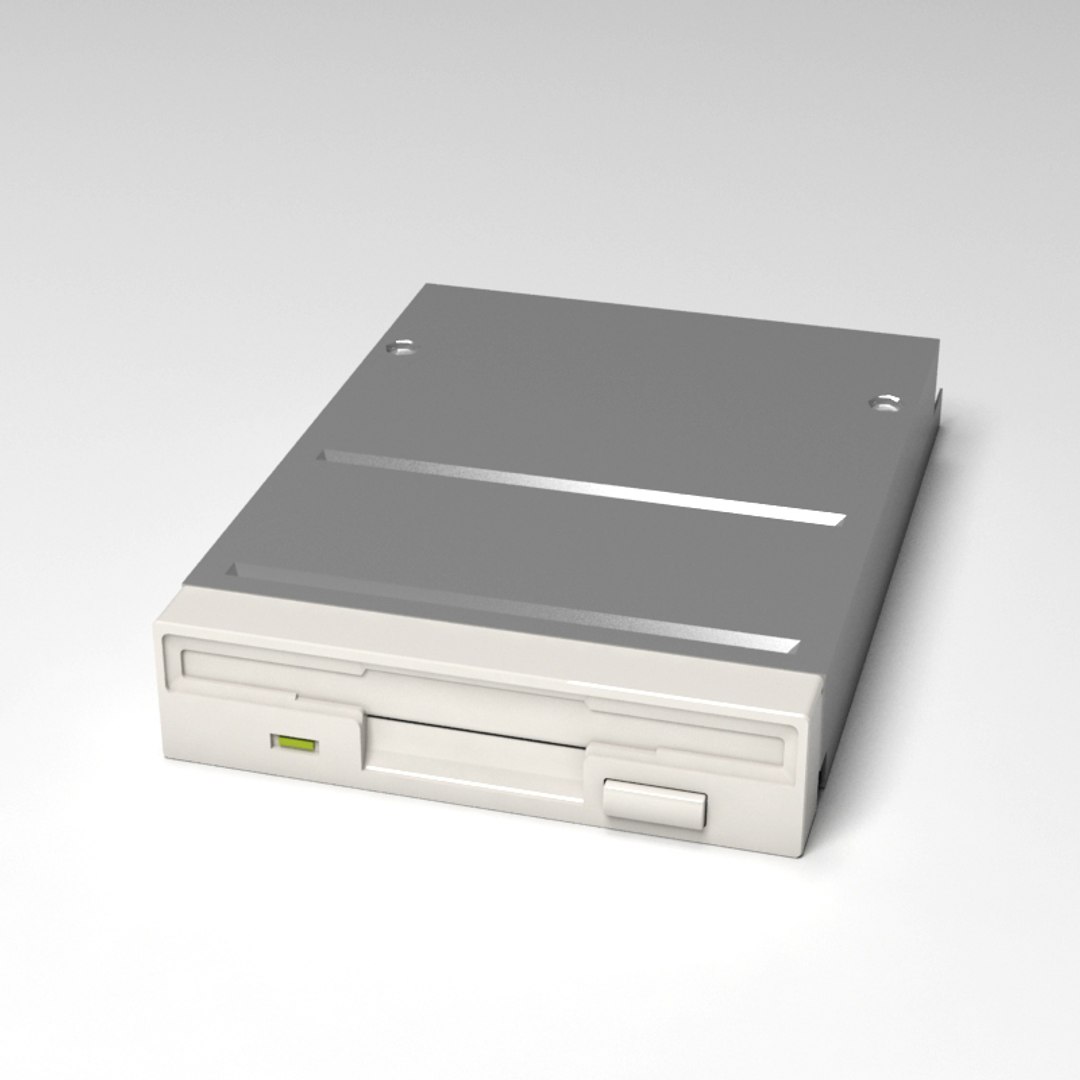 3d Model Floppy Disk Drive