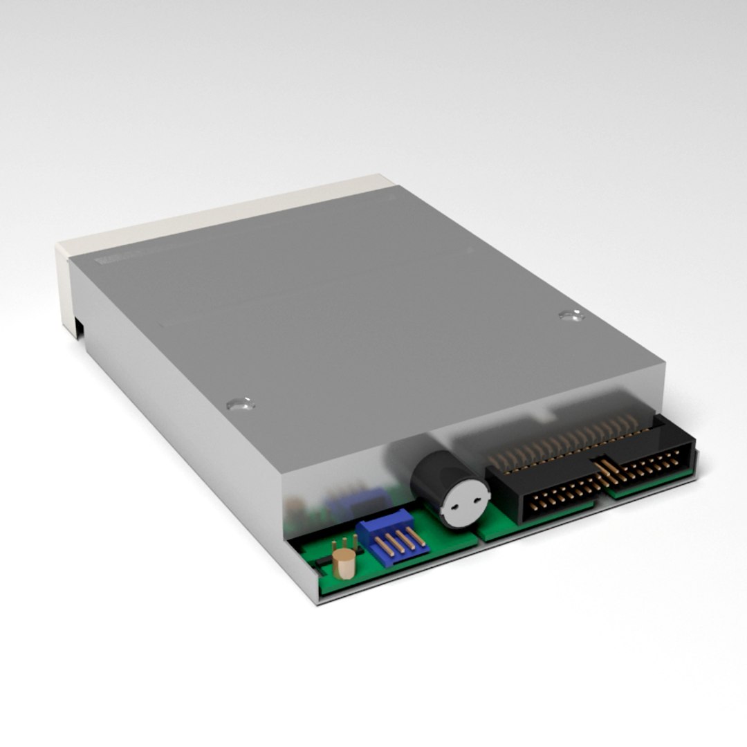 3d Model Floppy Disk Drive