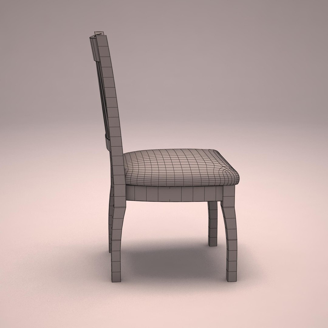 Wood Chair 3D Model - TurboSquid 1341820