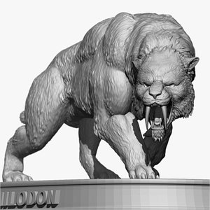 3D Smilodon Models | TurboSquid