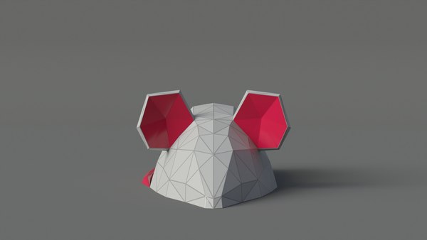 Mouse polygonal model - TurboSquid 1726617